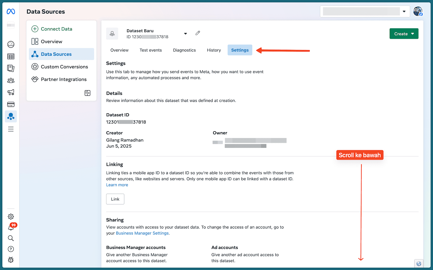 Tutorial Cara Mengambil Conversion API Access Token (Supaya Bisa ...