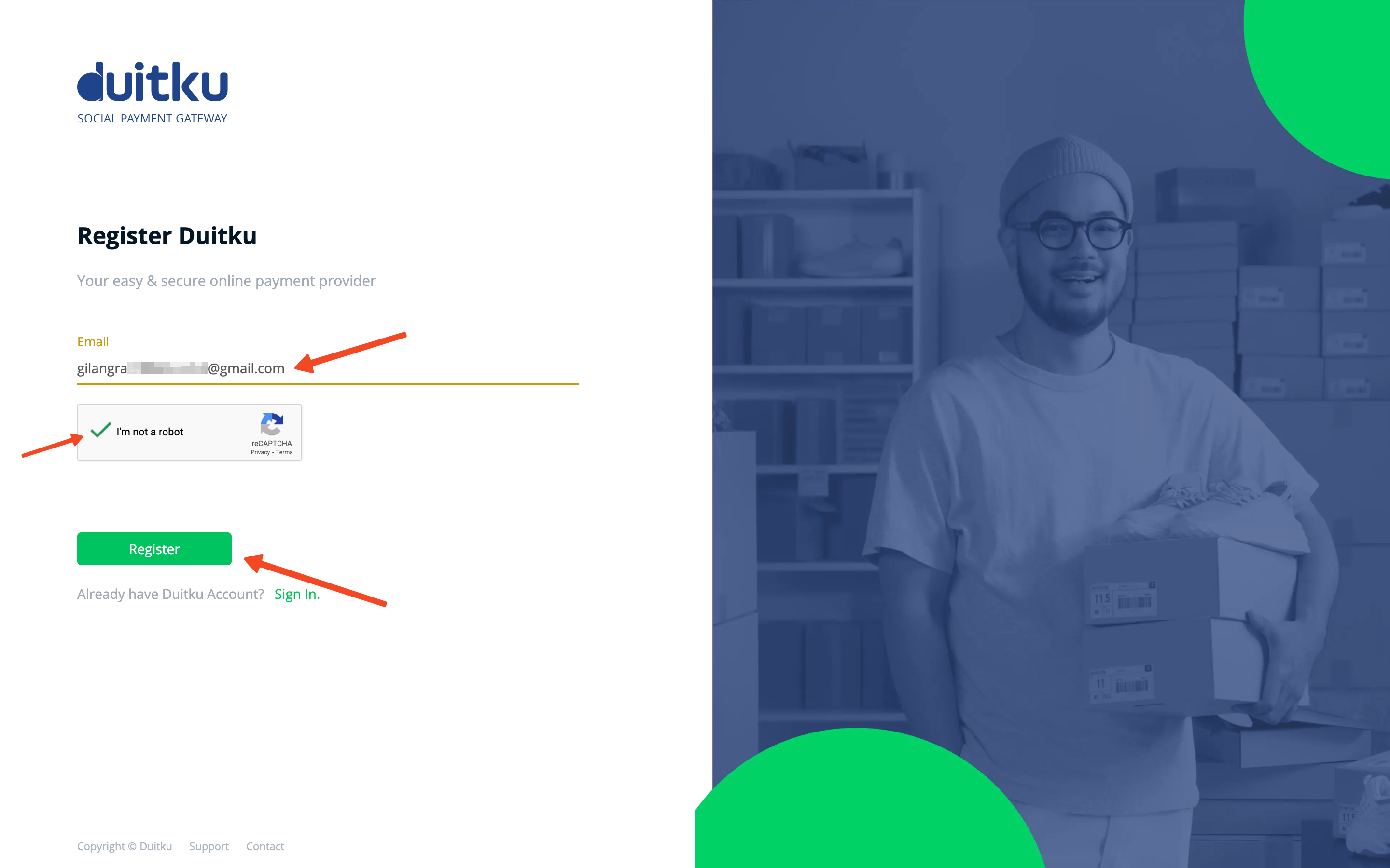 Tutorial Cara Membuat Akun Duitku – Tutorial Scalev
