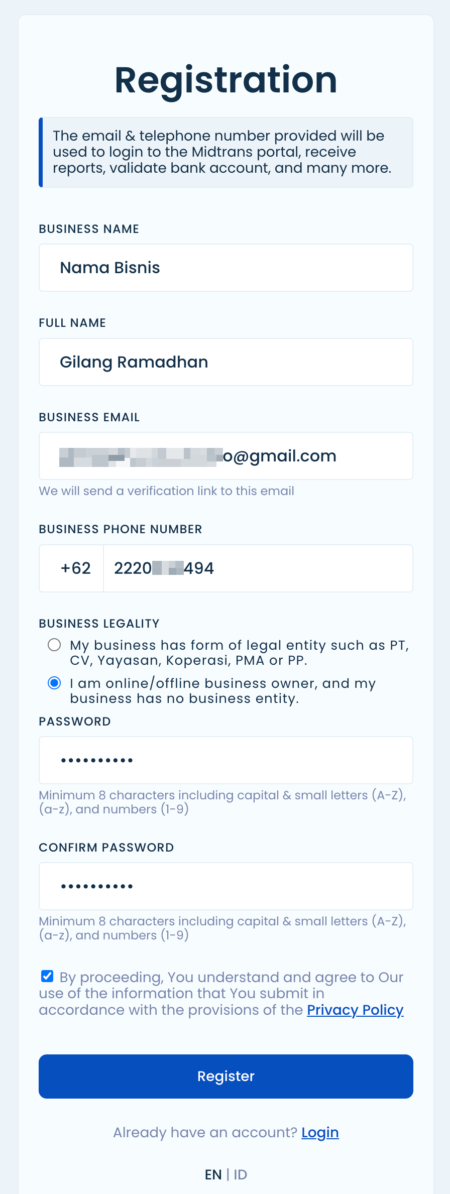 Tutorial Cara Membuat Akun Midtrans – Tutorial Scalev